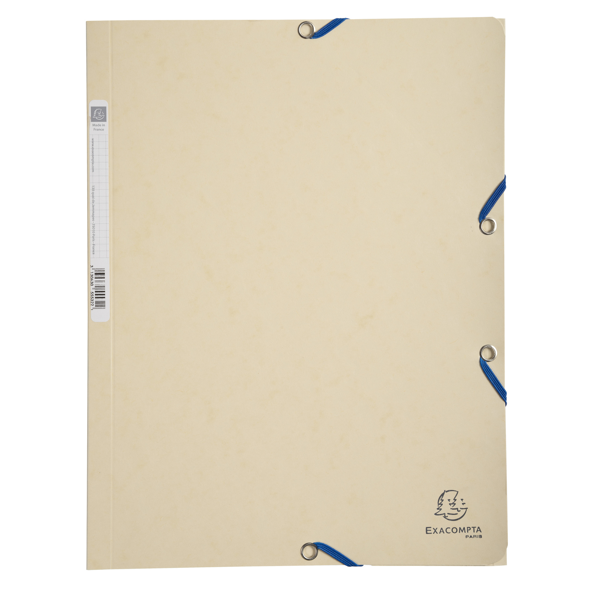 PaperCo - Exacompta gumis mappa, A4, 400g, Ivory